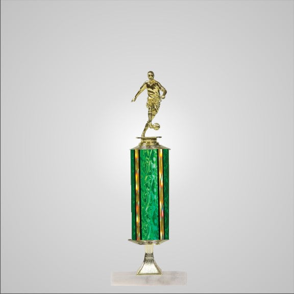 Traditional Trophy roughly 14" tall, 2"x5" marble with 6" wide column ...